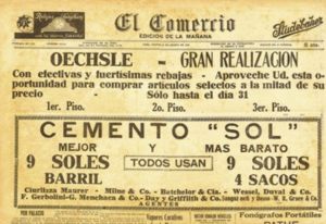 Cemento Sol, la marca pionera de su sector en Perú